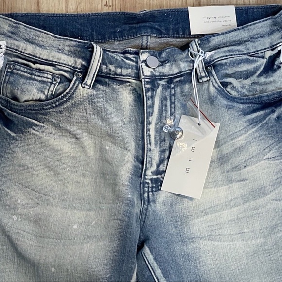 MNML | Jeans | New Mens Mnml Jeans X86 Stretch Track Skinny Denim Light ...